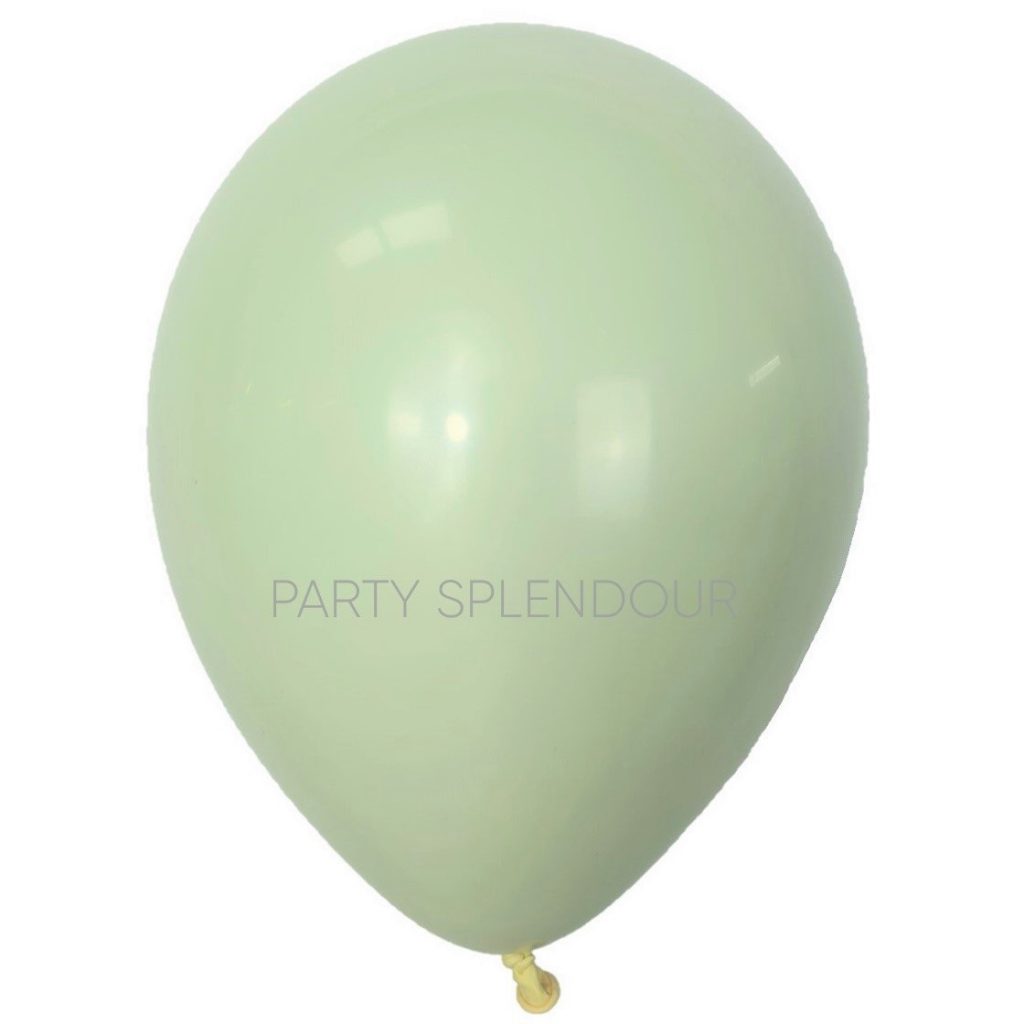 Custom Pale Sage Latex Balloons – Party Splendour