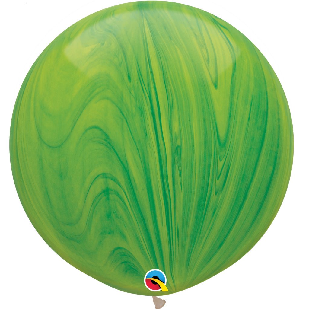 Green Marble Agate Jumbo 3ft Balloon – Party Splendour