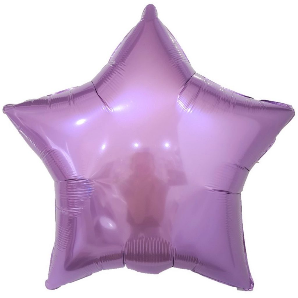 Lavender Star Foil Balloon – Party Splendour