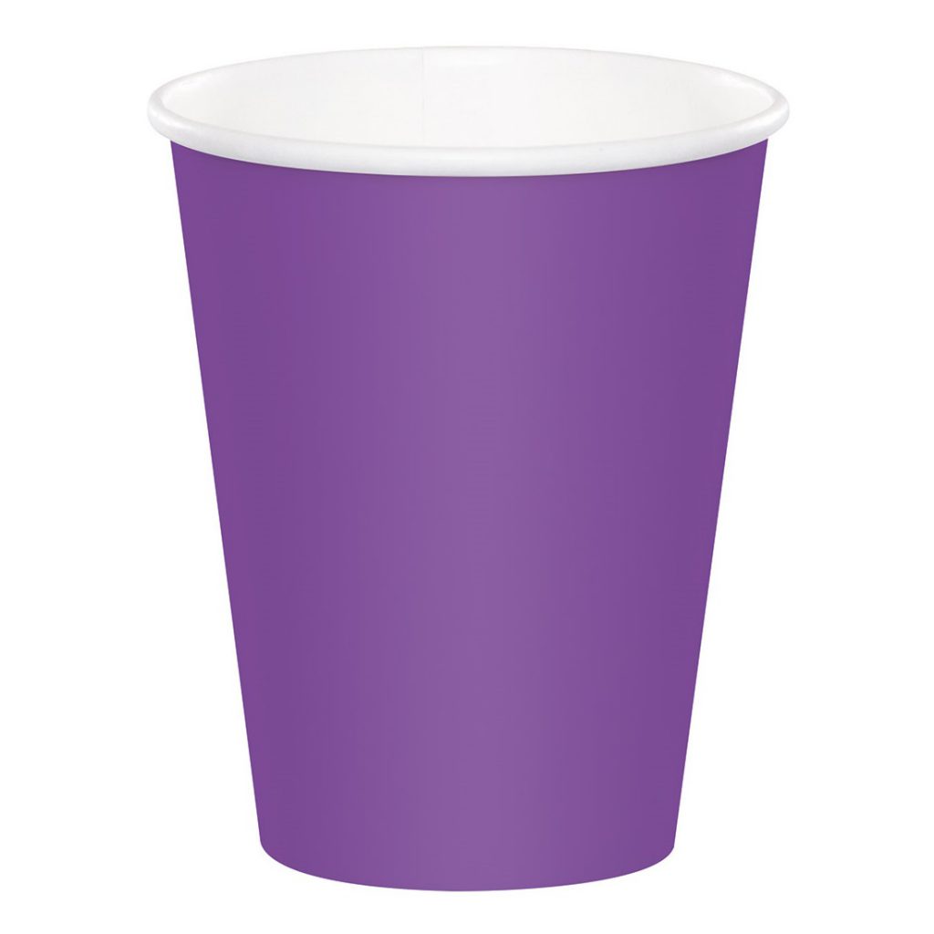 Purple Amethyst Paper Cups – Party Splendour