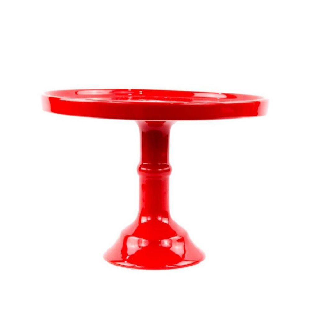 Red Cake Stand 22cm – Party Splendour