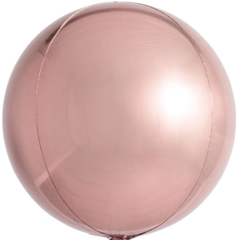 Rose Gold Orbz Balloon - Party Splendour