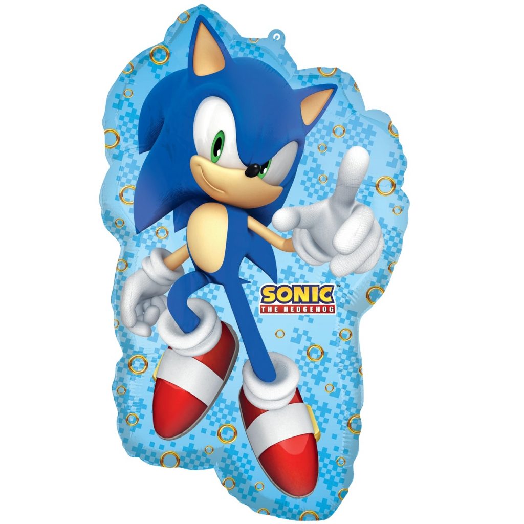 Sonic The Hedgehog Shape Foil balloon – Party Splendour