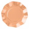 Rose Gold Ruffle Plates - Party Splendour