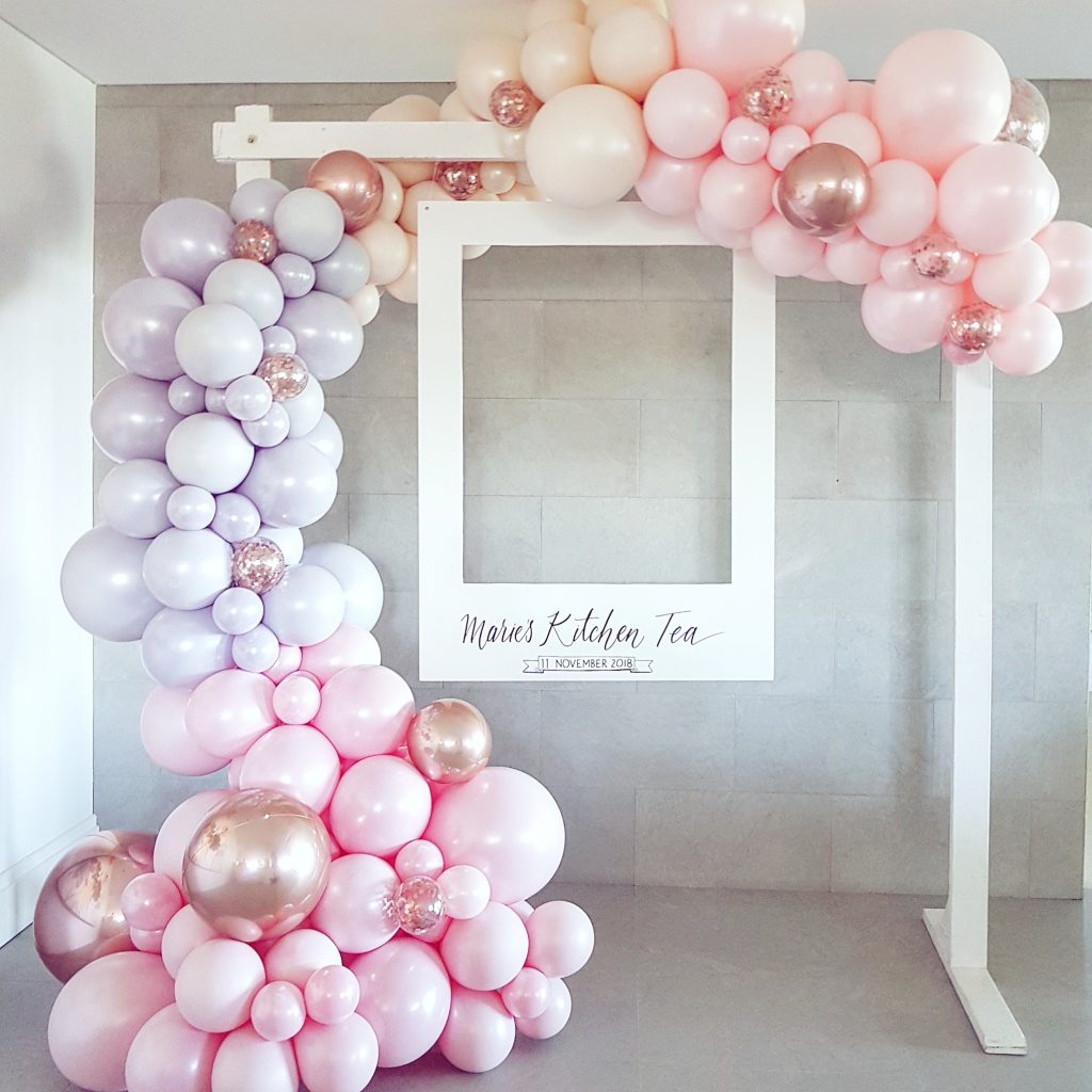 Organic Balloon Garland & Arches – Party Splendour