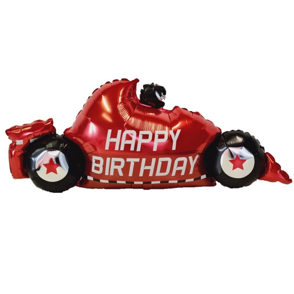 Birthday Race Car Foil Balloon - Party Splendour