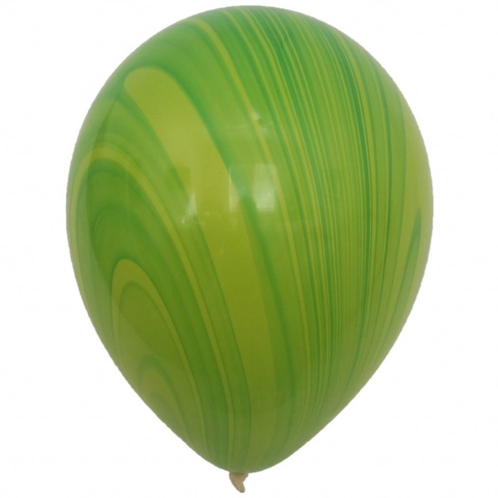 Green Marble Agate Balloon – Party Splendour