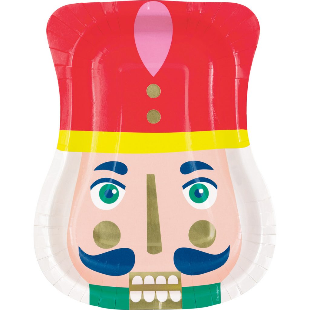Christmas Nutcracker Paper Plates – Party Splendour
