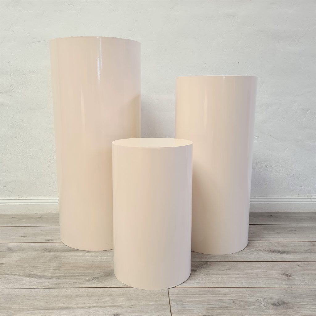 Clear Acrylic Square Plinths - Party Splendour