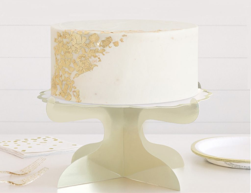 Gold Foil Cake Stand – Party Splendour