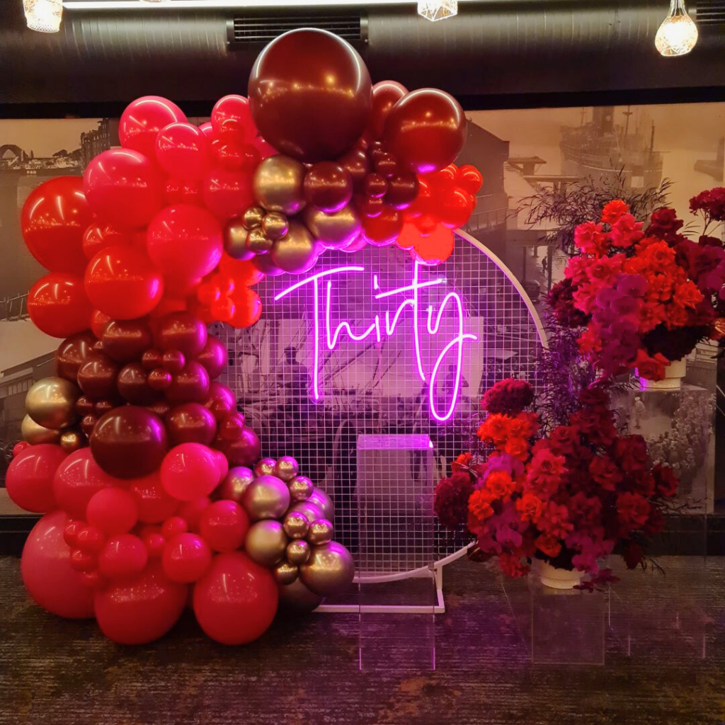 Thirty Neon Sign Hire - Party Splendour