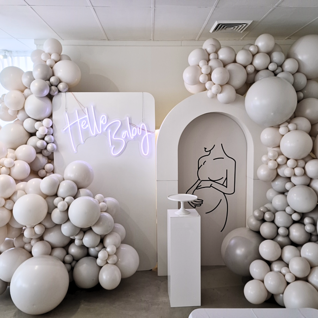Hello Baby Neon Sign Hire – Party Splendour