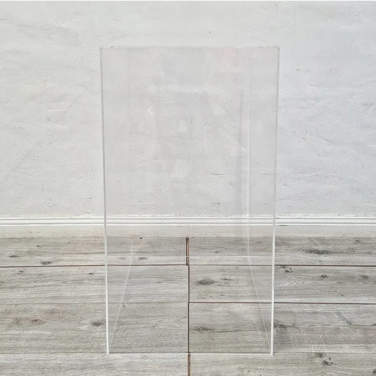 Clear Acrylic Square Plinth Extra Large - Party Splendour