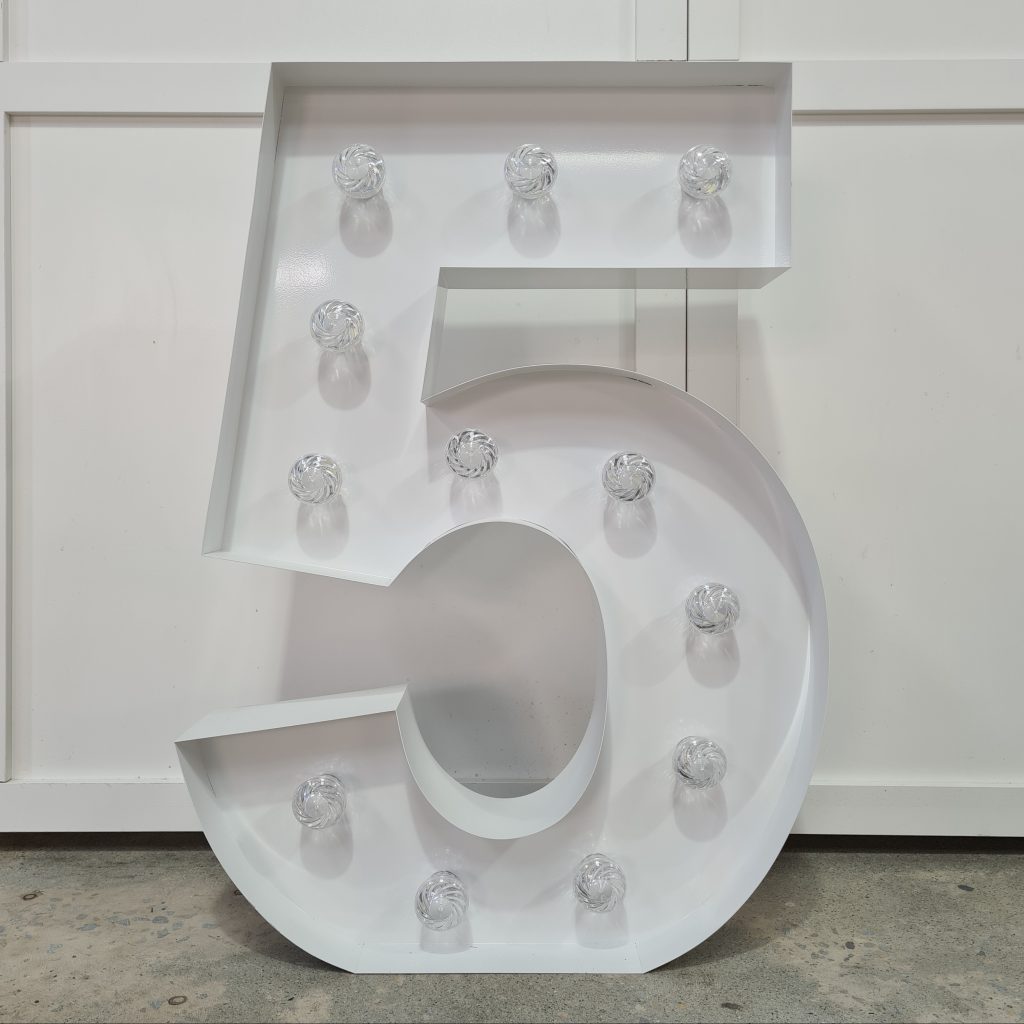 Number 5 Marquee Light – Party Splendour