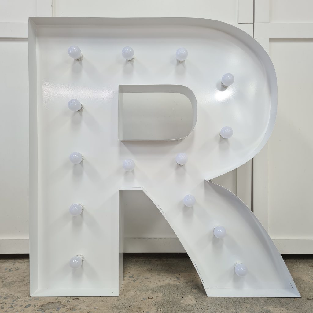 Letter R Marquee Light - Party Splendour