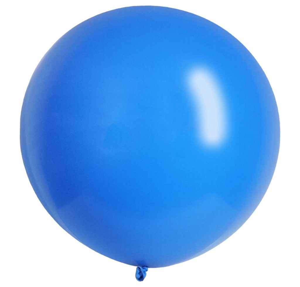 Blue Jumbo Balloon – Party Splendour