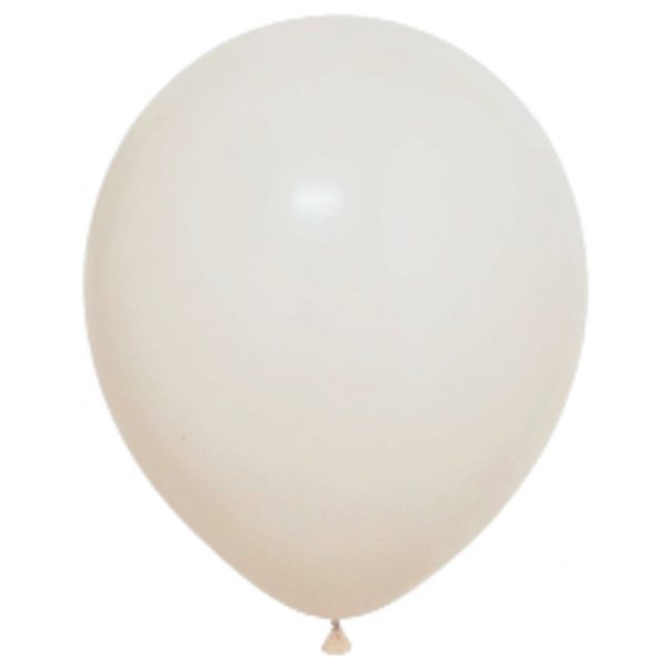 Retro White Latex Balloons - Party Splendour