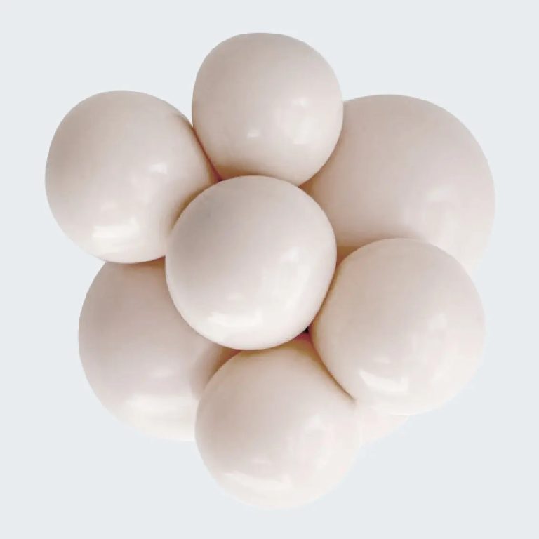 Retro White Latex Balloons - Party Splendour